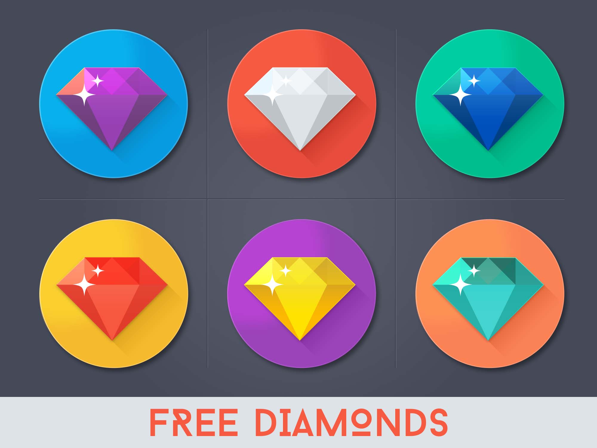 free diamond icons - NicePSD 优质设计素材下载站