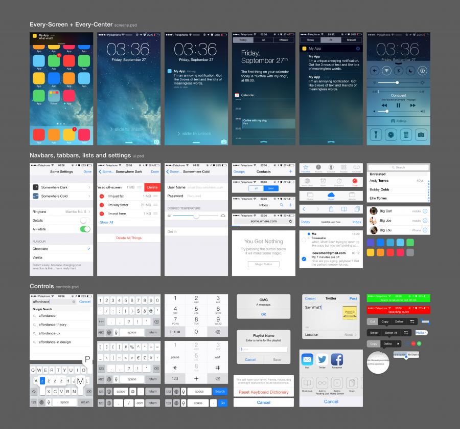 ios素材 psd - NicePSD 优质设计素材下载站