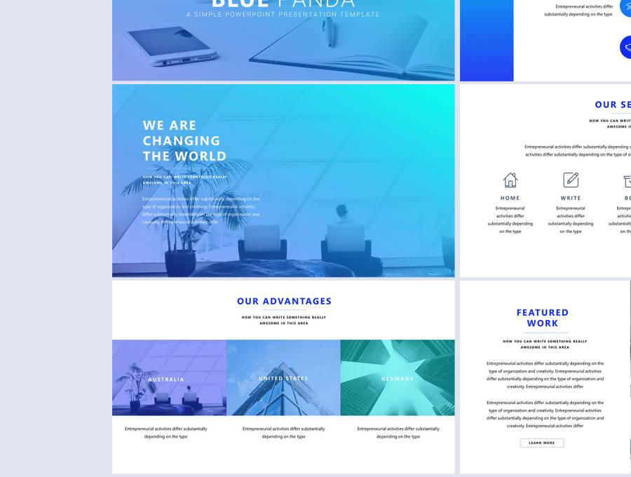 98页独特的PPT模板下载简约的设计和强大的功能 - NicePSD 优质设计素材下载站