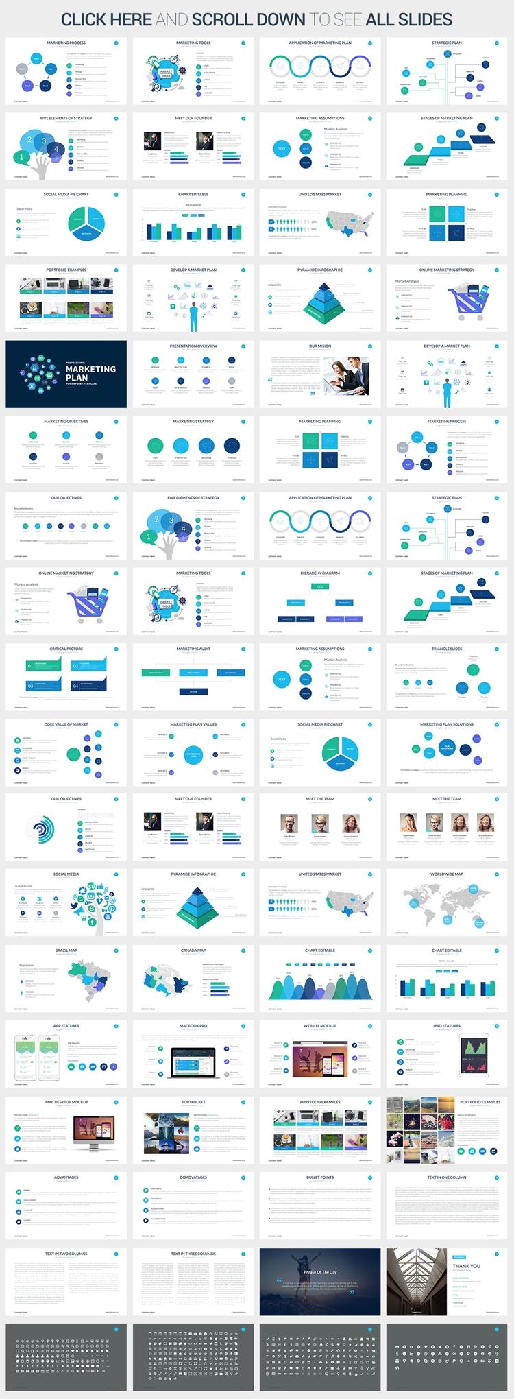 10套国外精品PPT幻灯片素材合集（包含上百个图标，多种配色方案）打包下载 - NicePSD 优质设计素材下载站
