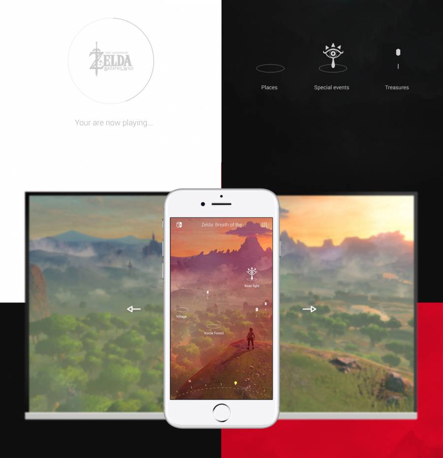 任天堂Nintendo Switch Interface UI设计 - NicePSD 优质设计素材下载站