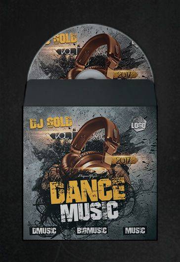 舞蹈音乐 - 优质CD封面PSD模板 - NicePSD 优质设计素材下载站