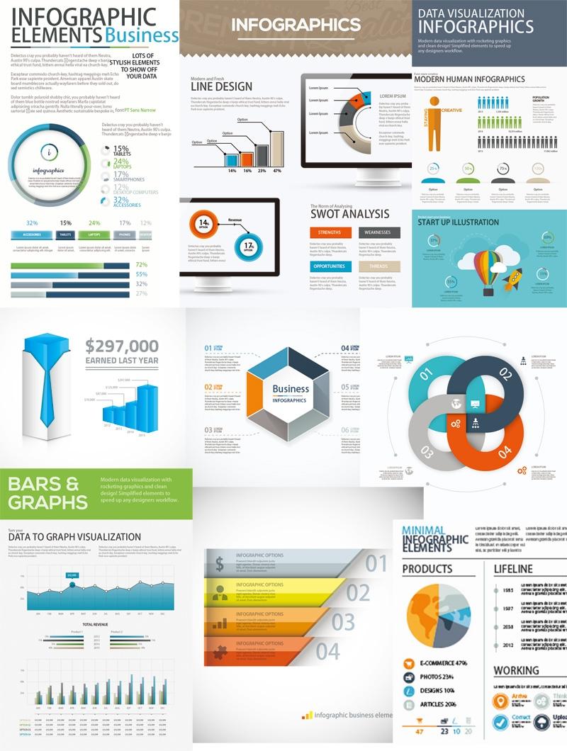 PPT-信息图表AI数据 - NicePSD 优质设计素材下载站