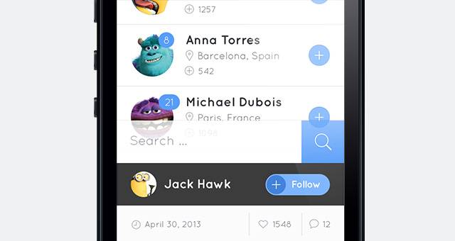 7even iPhone App UI Kit Psd - NicePSD 优质设计素材下载站