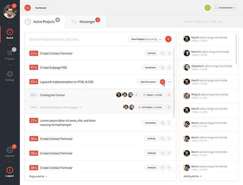 控制面板 UI - NicePSD 优质设计素材下载站
