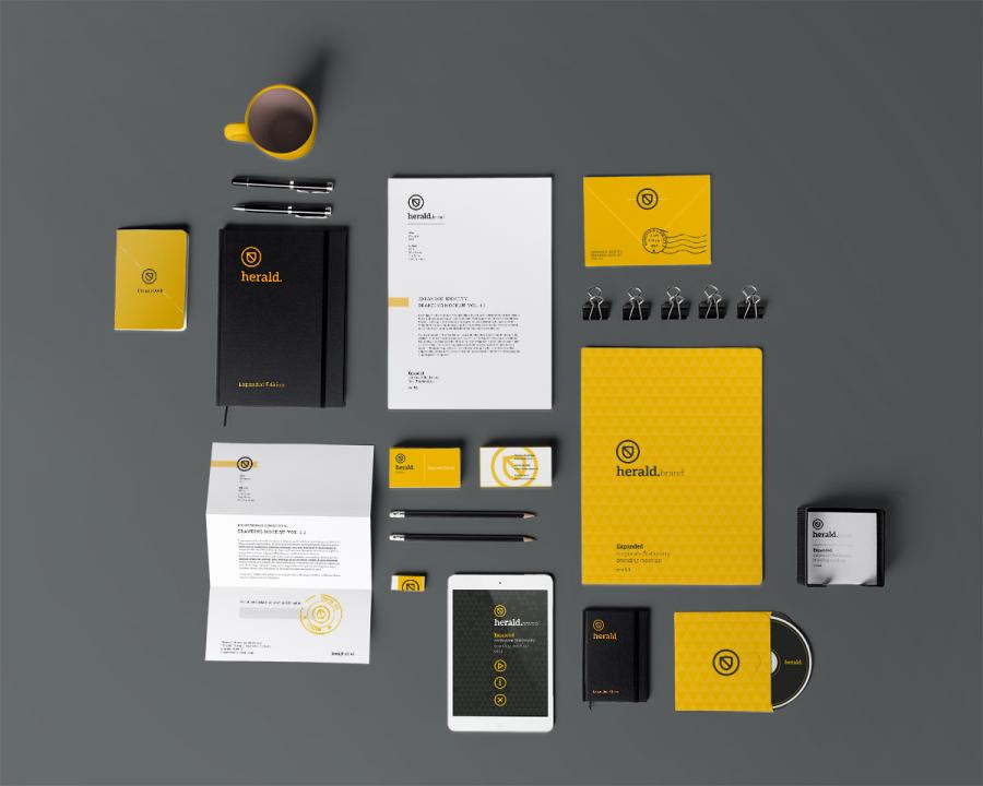 vi智能贴图 vi办公系统智能贴图 无私分享0002 - NicePSD 优质设计素材下载站