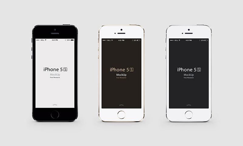 iPhone5S模型分层素材二 - NicePSD 优质设计素材下载站