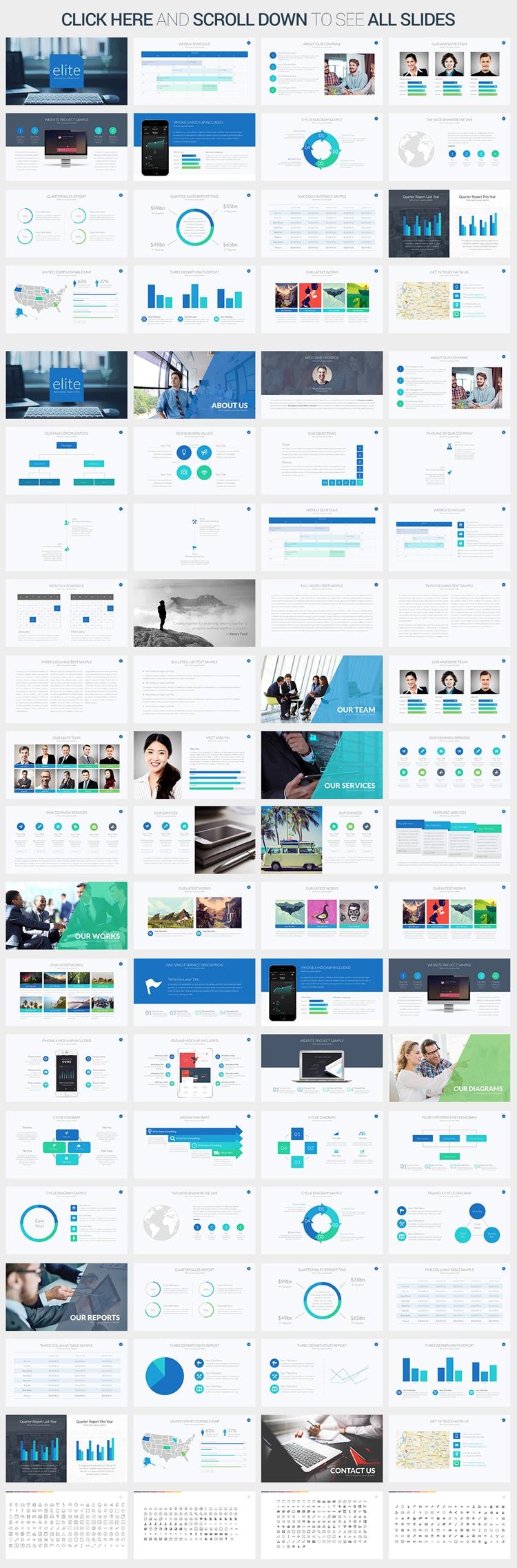10套国外精品PPT幻灯片素材合集（包含上百个图标，多种配色方案）打包下载 - NicePSD 优质设计素材下载站
