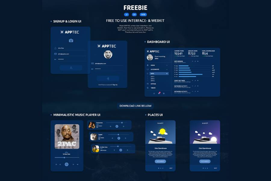 免费PSD网页元素 - NicePSD 优质设计素材下载站