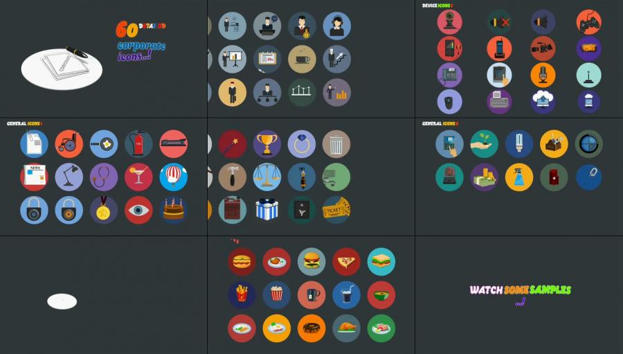 Animated Icons_300 Motion Icons(动画Icons_300运动图标) - NicePSD 优质设计素材下载站