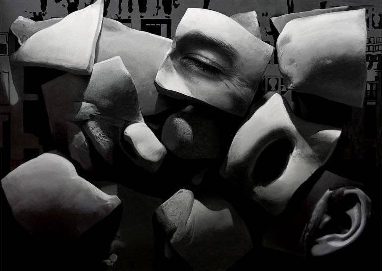 表面：Ben Howe的碎片肖像 - NicePSD 优质设计素材下载站