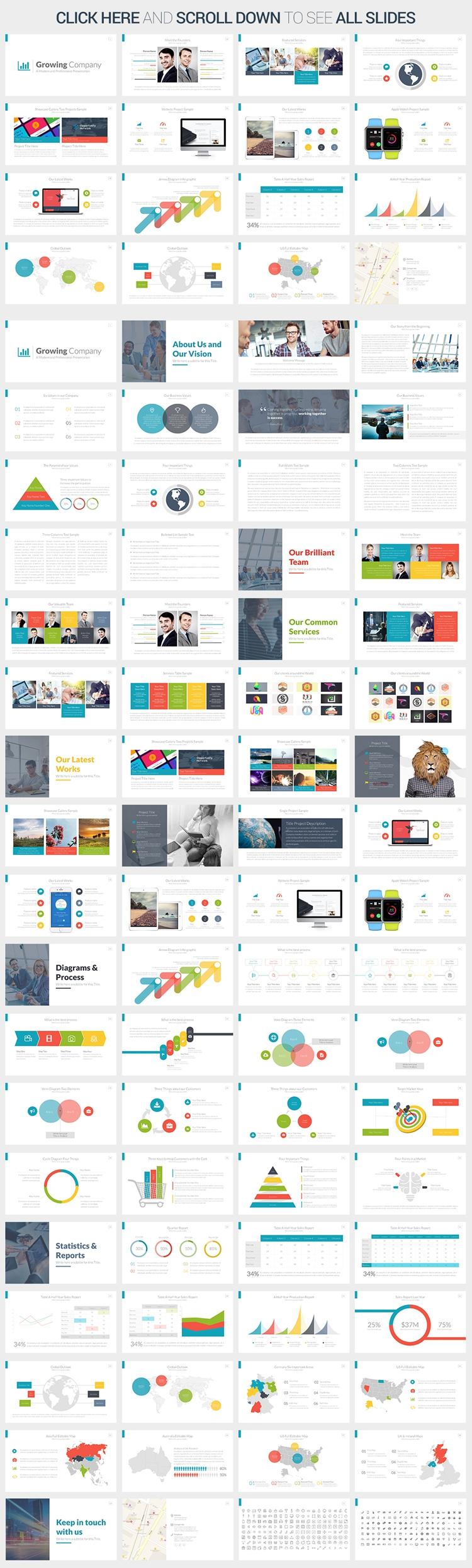 10套国外精品PPT幻灯片素材合集（包含上百个图标，多种配色方案）打包下载 - NicePSD 优质设计素材下载站