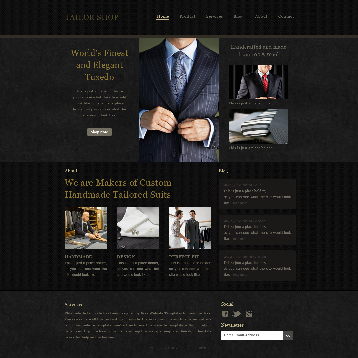 经典男装外国网站PSD - NicePSD 优质设计素材下载站