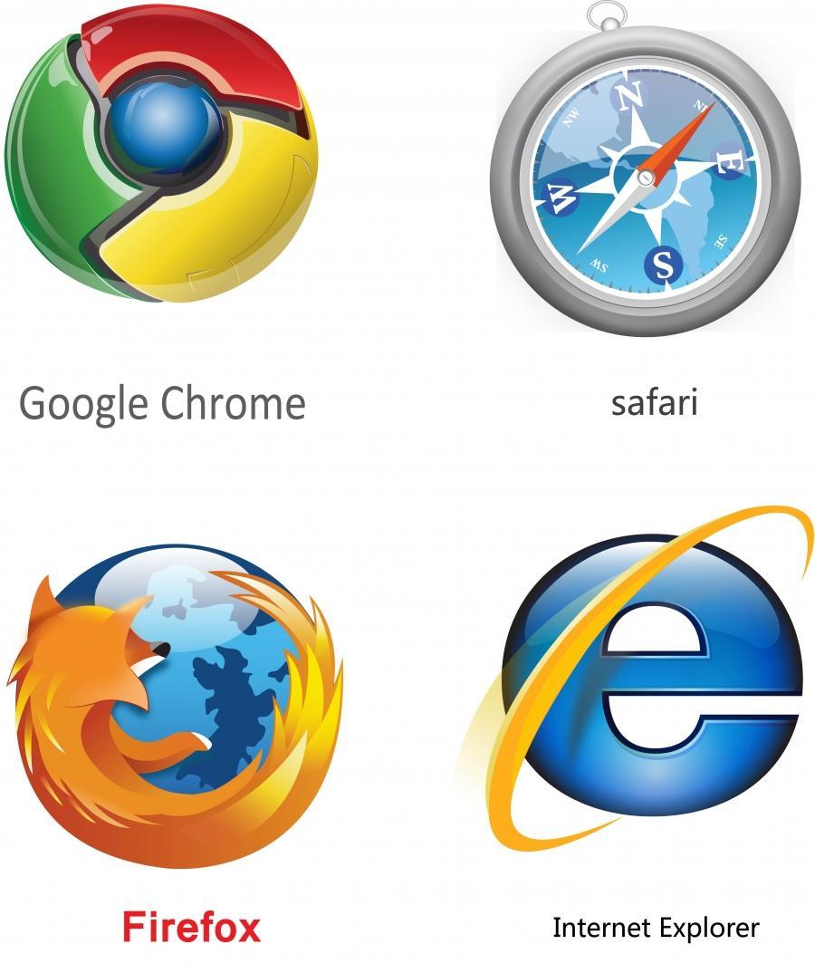IE Chrome Firefox safari 图标矢量 - NicePSD 优质设计素材下载站