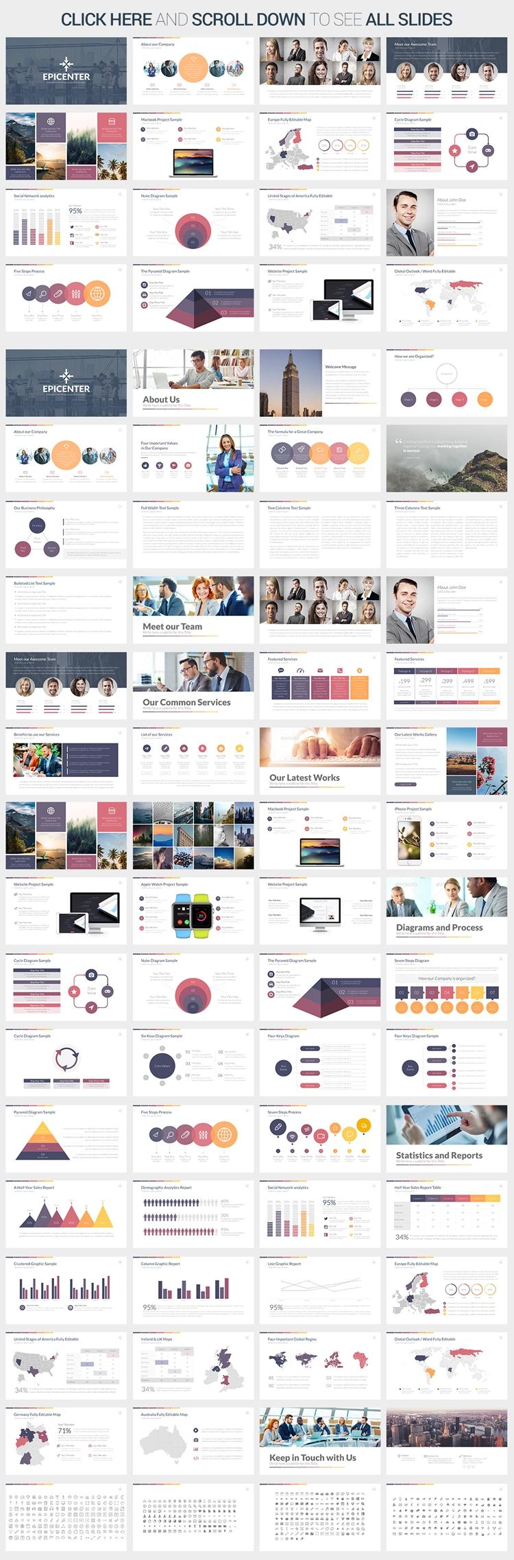 10套国外精品PPT幻灯片素材合集（包含上百个图标，多种配色方案）打包下载 - NicePSD 优质设计素材下载站