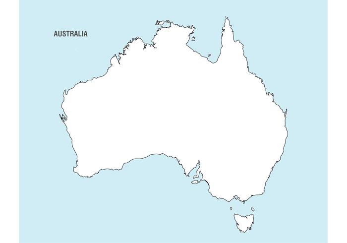 澳大利亚地图矢量 - NicePSD 优质设计素材下载站