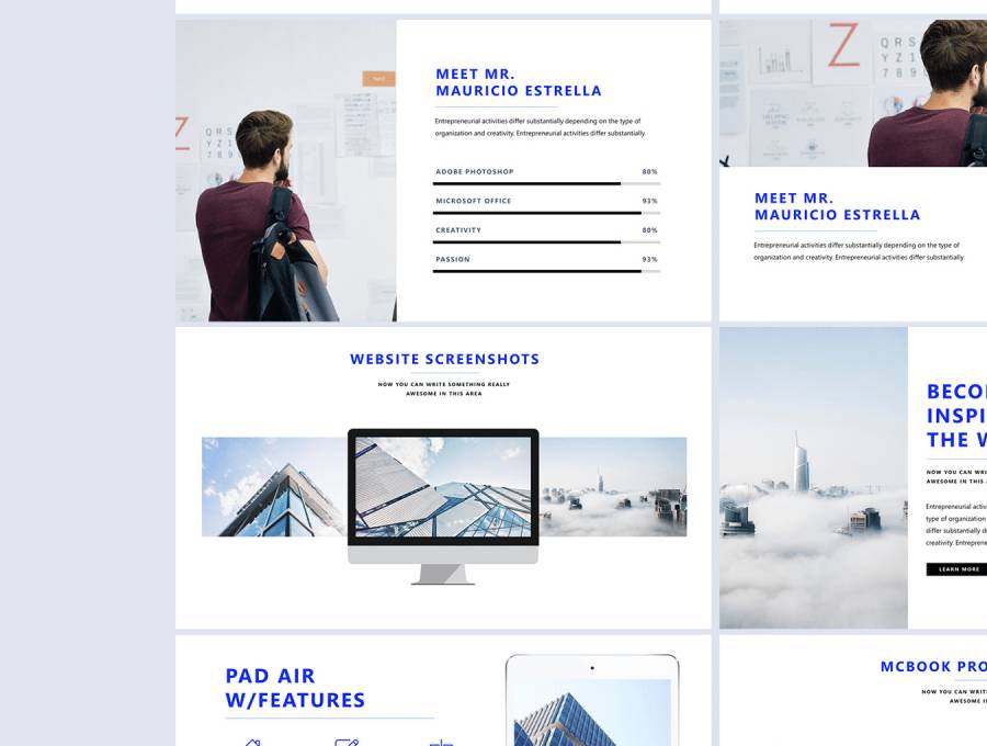 98页独特的PPT模板下载简约的设计和强大的功能 - NicePSD 优质设计素材下载站