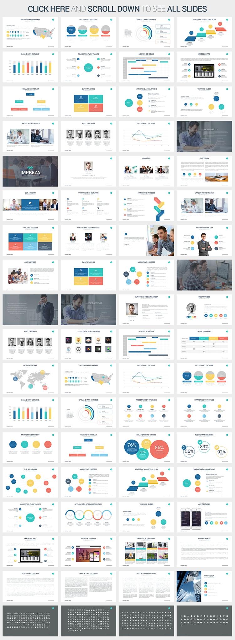 10套国外精品PPT幻灯片素材合集（包含上百个图标，多种配色方案）打包下载 - NicePSD 优质设计素材下载站