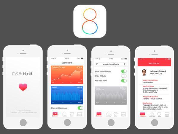 iOS8图标+Health健康功能 - NicePSD 优质设计素材下载站